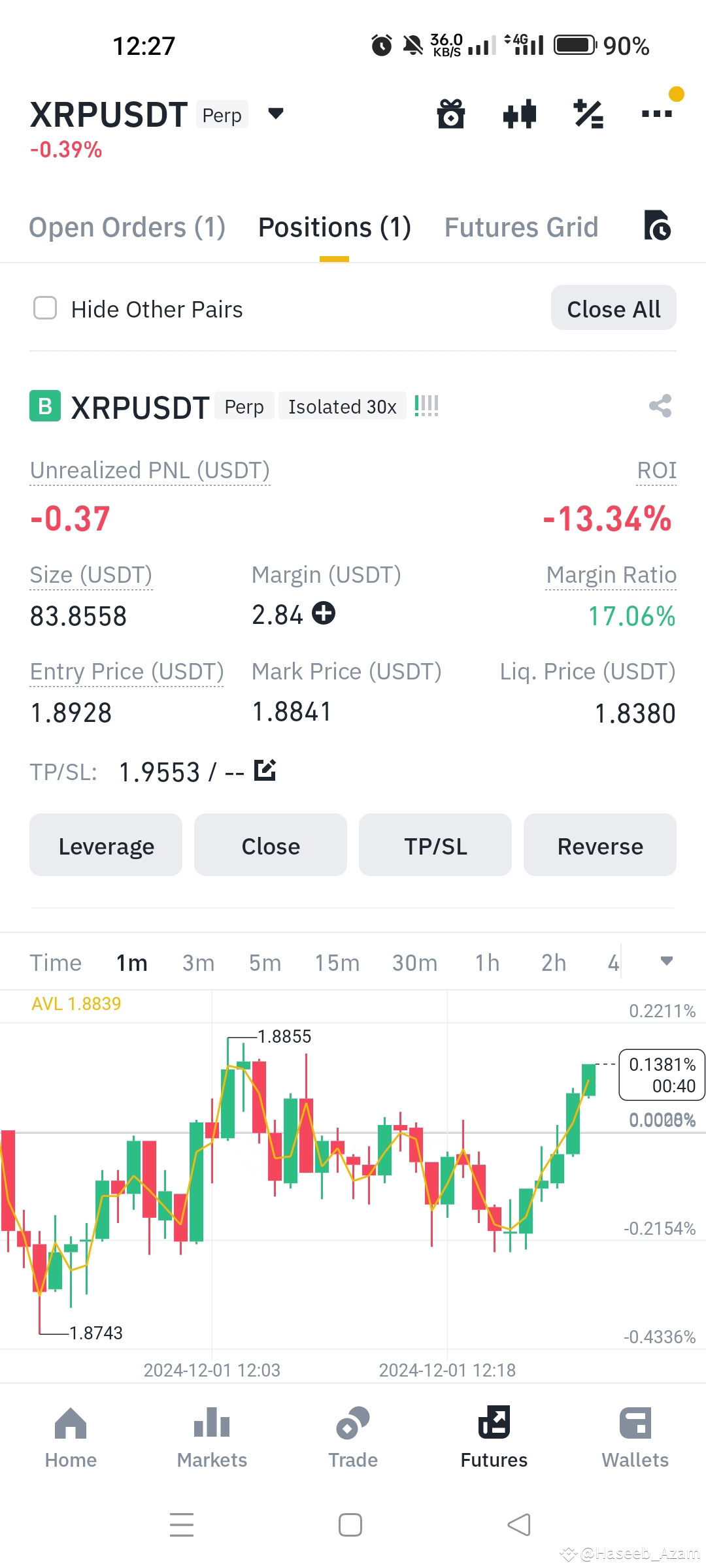 $XRP Hold Or Close 🛜????? any advice ????? | Haseeb_Azam on Binance Square