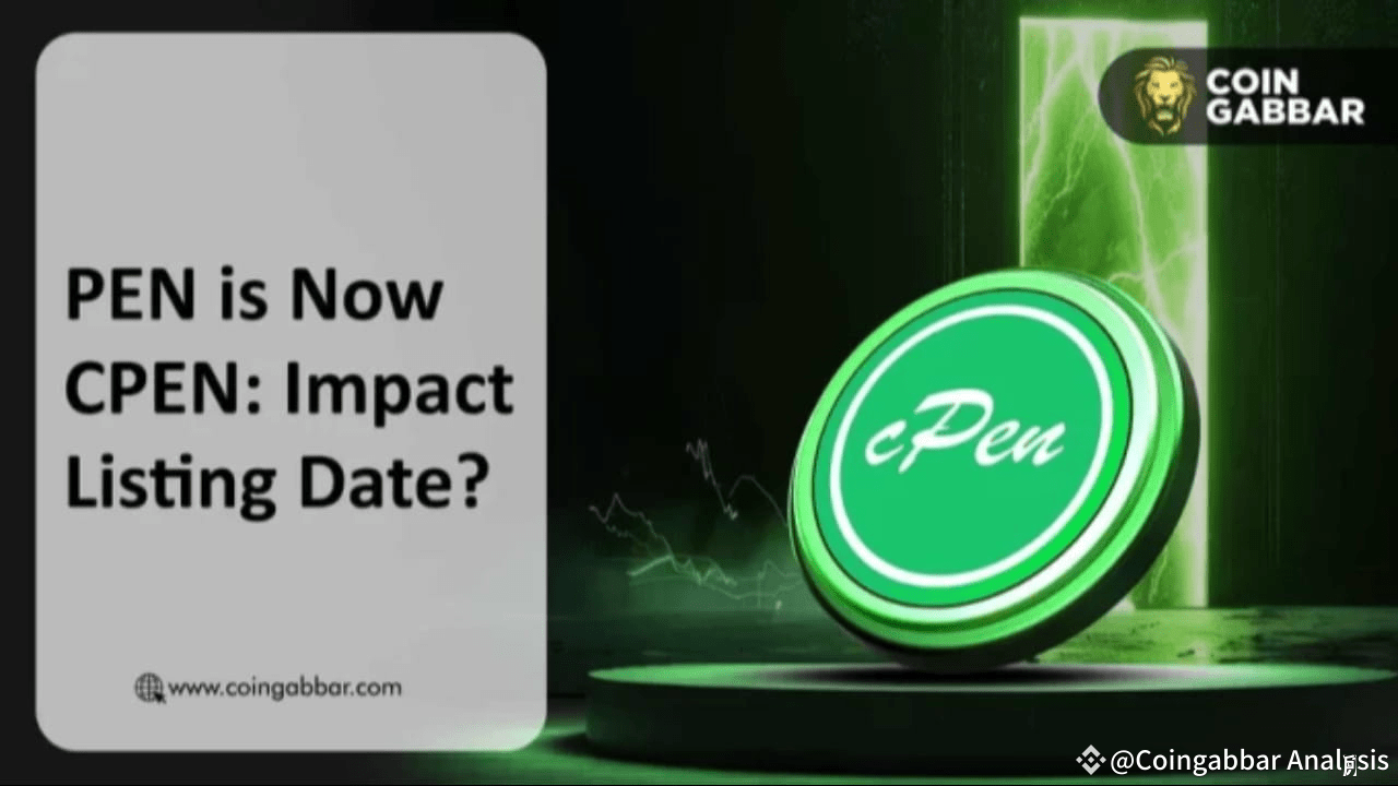cPen Network Listing Date Next Month: PEN Changes to CPEN-Why? | Coingabbar Analysis on Binance ...