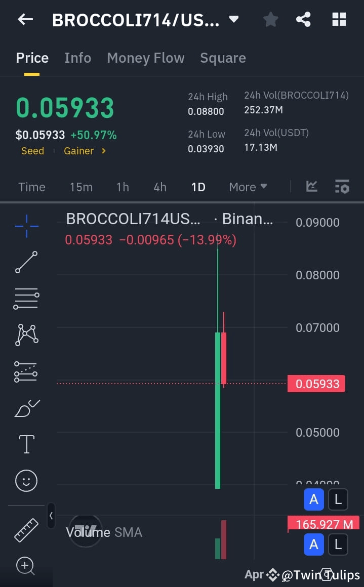 "𝑩𝑹𝑶𝑪𝑪𝑶𝑳𝑰714/𝑼𝑺𝑫𝑻 𝑺𝒌𝒚𝒓𝒐𝒄𝒌𝒆𝒕𝒔 – 𝑯𝒖𝒈 | Twin Tulips on Binance Square