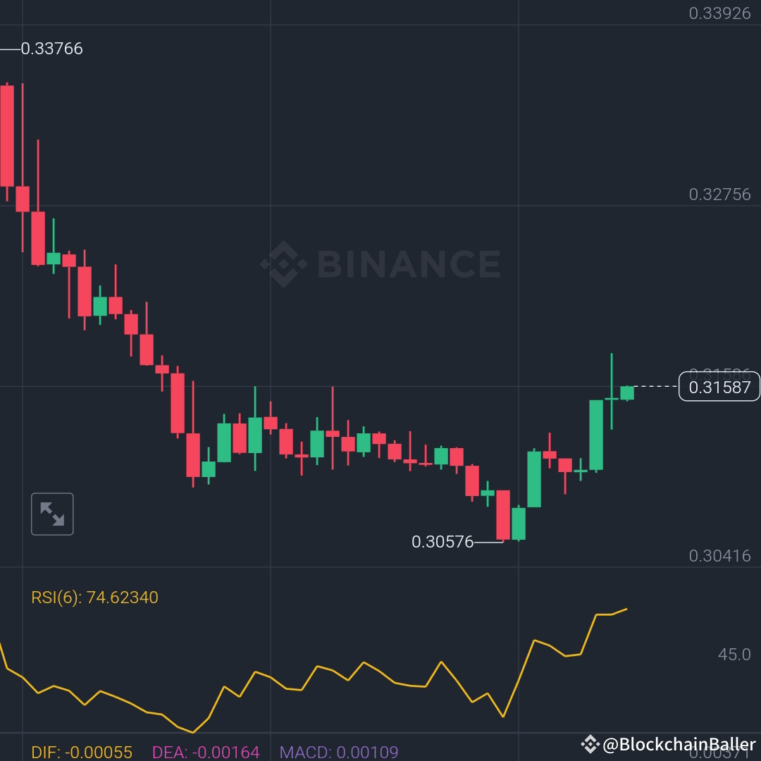 $HBAR Poised for a Tight Breakout: Short-Term Gains Within R | BlockchainBaller on Binance Square