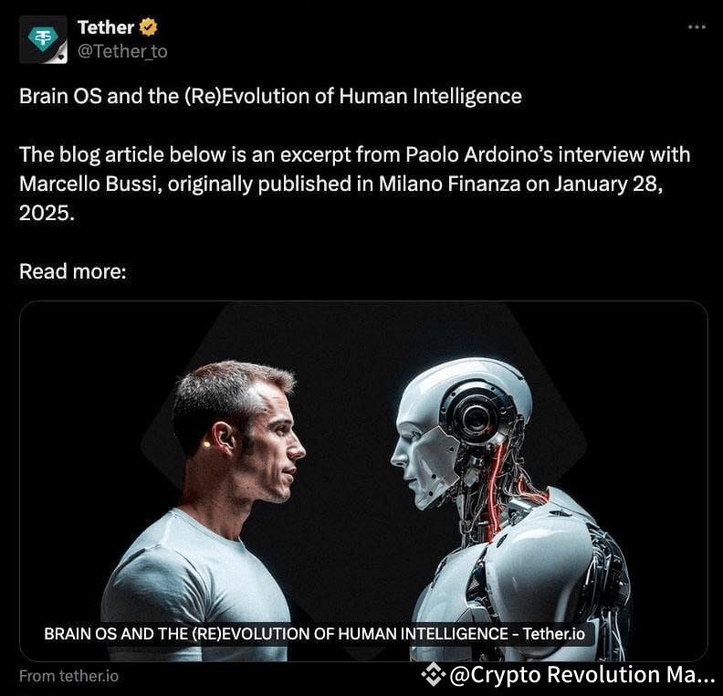 🧠 #Tether is developing an analogue of Neuralink chips Th | Crypto Revolution Masters on Binance ...