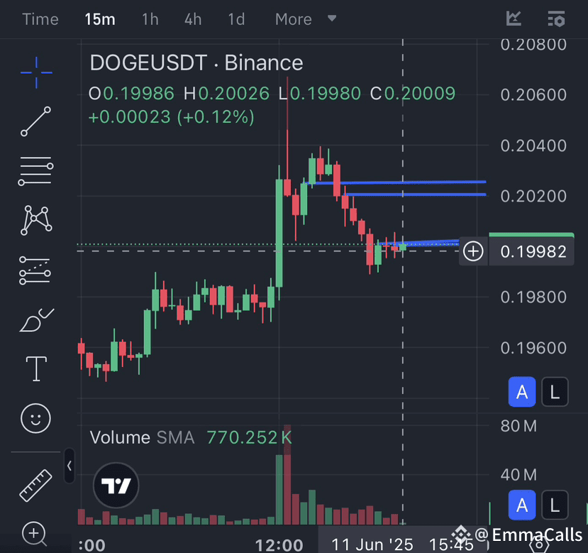 $DOGE Post-Breakout Pullback - Continuation or Deeper Correc | EmmaCalls on Binance Square