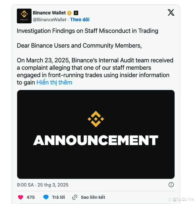 Binance Employee Suspended for Exploiting Confidential Information for ...