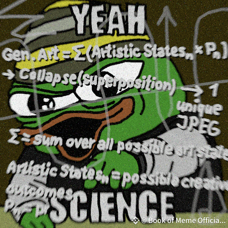 Generative art is quantum art 🐸 Gen. art=Σ (Artistic State | Book of ...