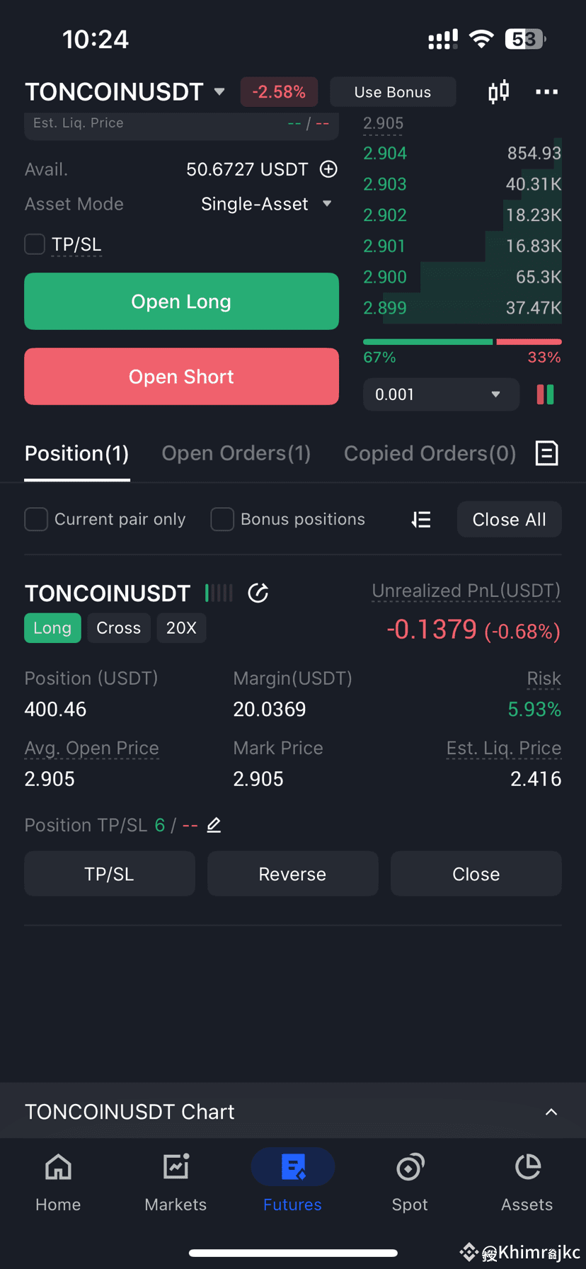 Hold or not please guys some ideas #ton $TON | Crypto Alex 44 on Binance Square