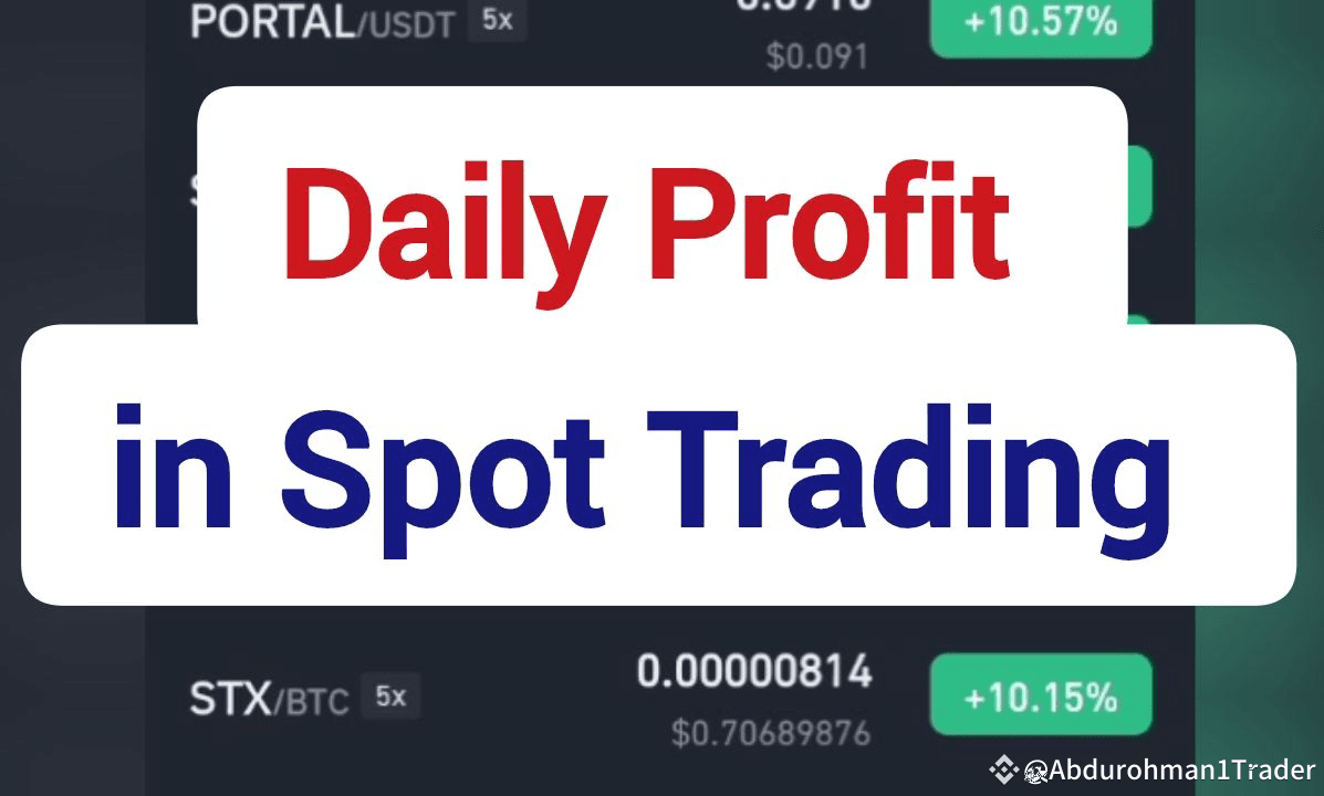 Make Daily Gains: How to Take Profit from Spot Trading Like ...