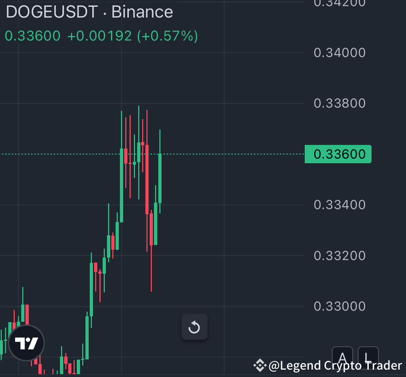 $DOGE Trading Signal: Support Level: 0.33000 USDT Resistanc | Legend Crypto Trader on Binance Square