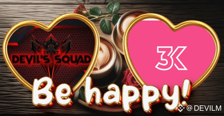 3k followers and counting! Let the good times roll (and the | DEVILM on Binance Square