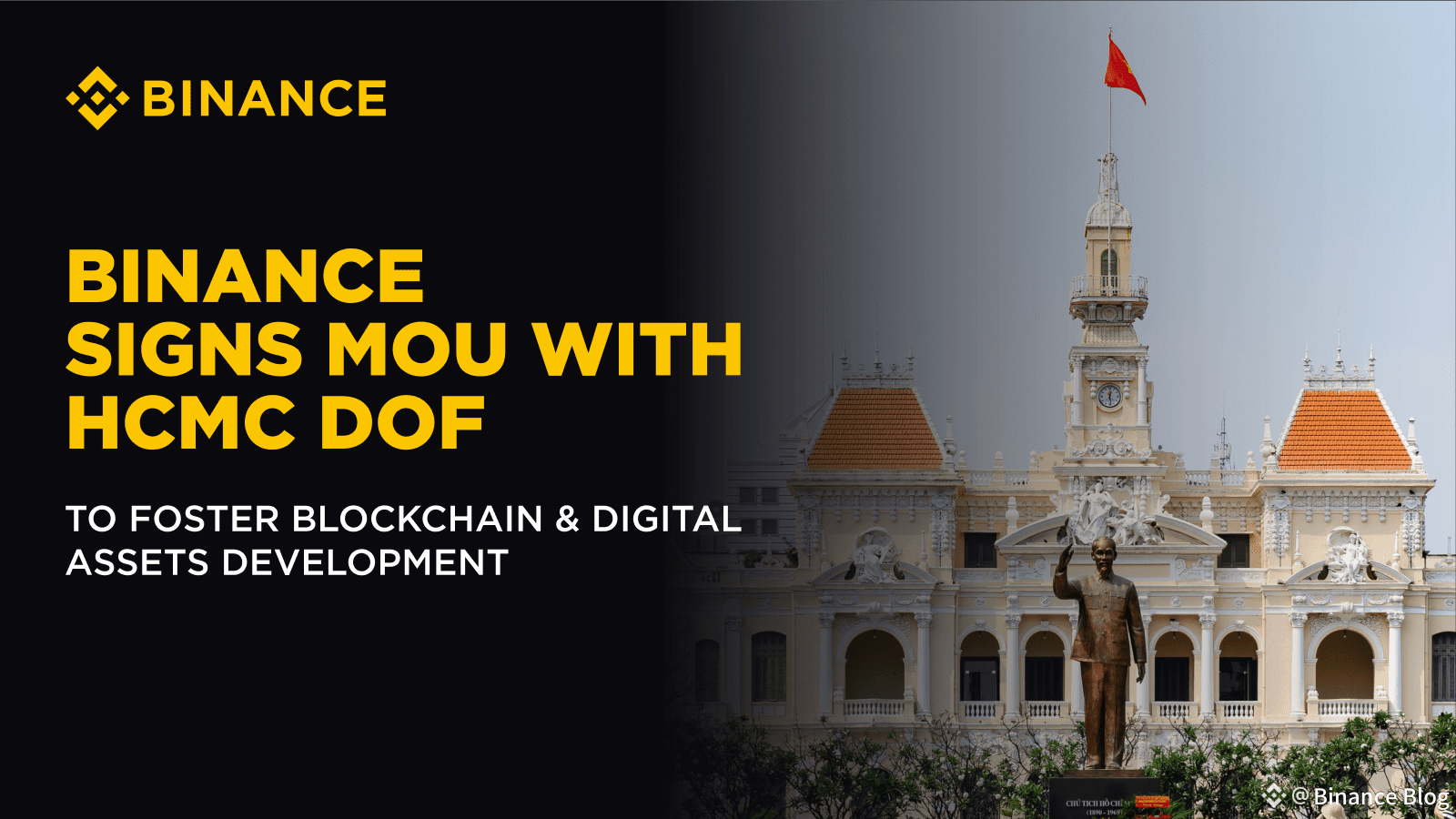 Binance signs a memorandum of understanding with the Ho Chi Minh City ...