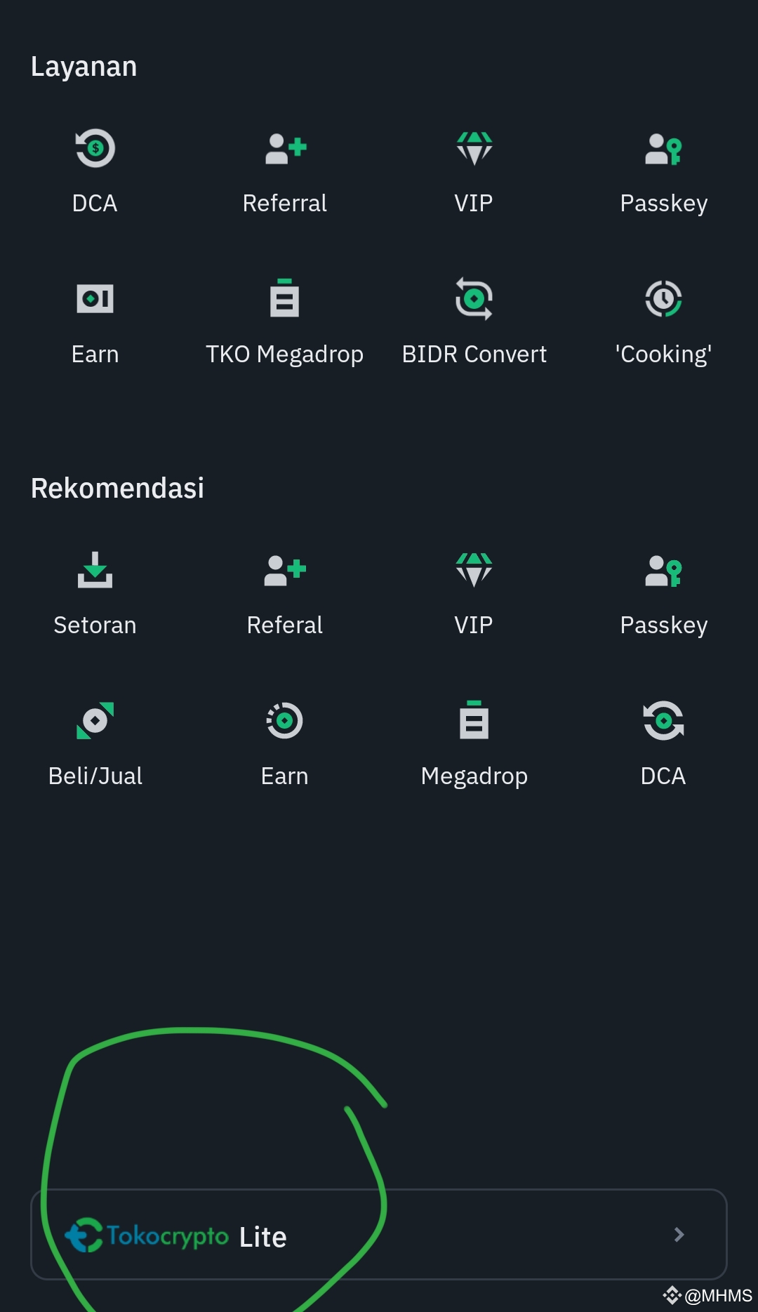 look at the part i circled, binance features are very simila | MHMS on ...