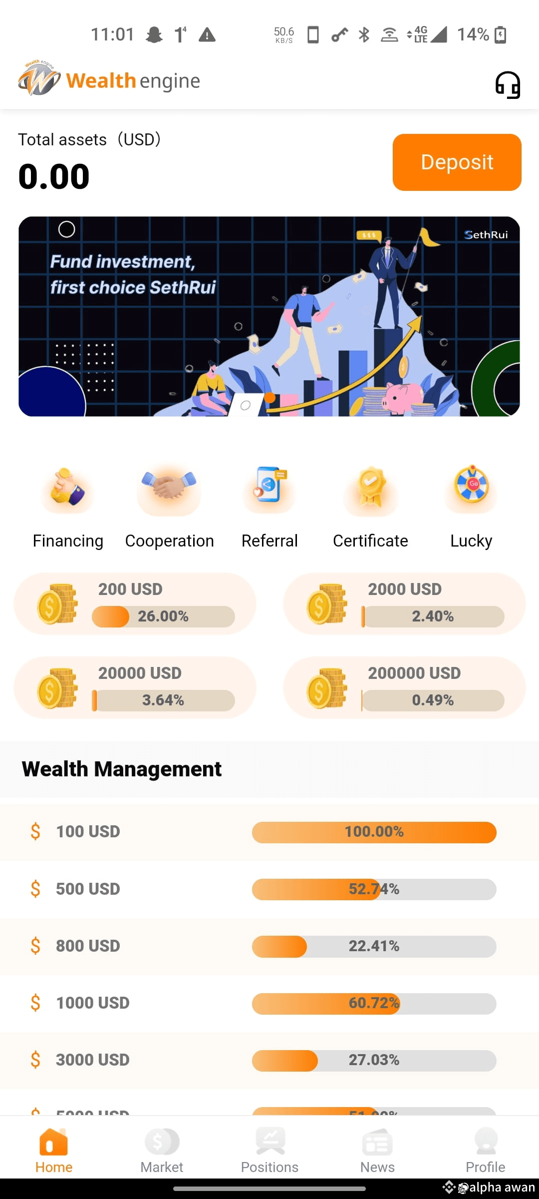 *Wealth Engine App Alert* Before investing or using the Wea | alpha ...