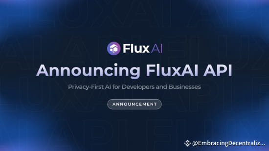 $FLUX FluxAI is transforming the AI landscape with its new | EmbracingDecentralizedWorld on ...