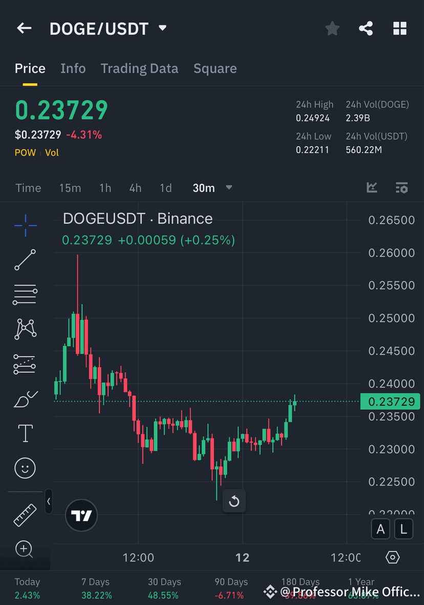 $DOGE /USDT BULL RUN CONFIRMED — MOMENTUM COMING BACK STRONG | Professor Mike Official on ...