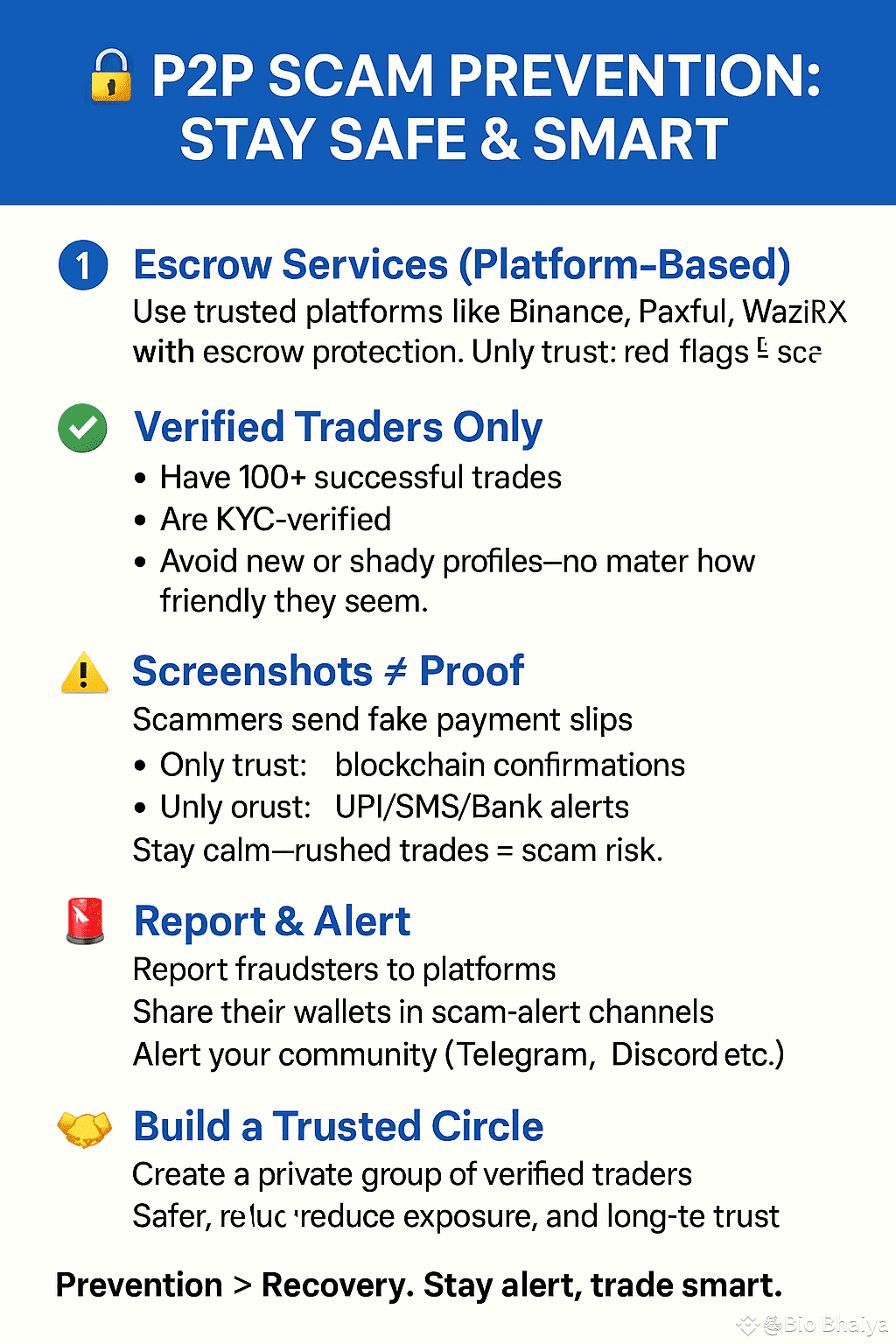 🚨 P2P Scam prevention alert 🚨 🚨 Beware ⚠️⚠️⚠️ #P2PScam | Bio Bhaiya on ...