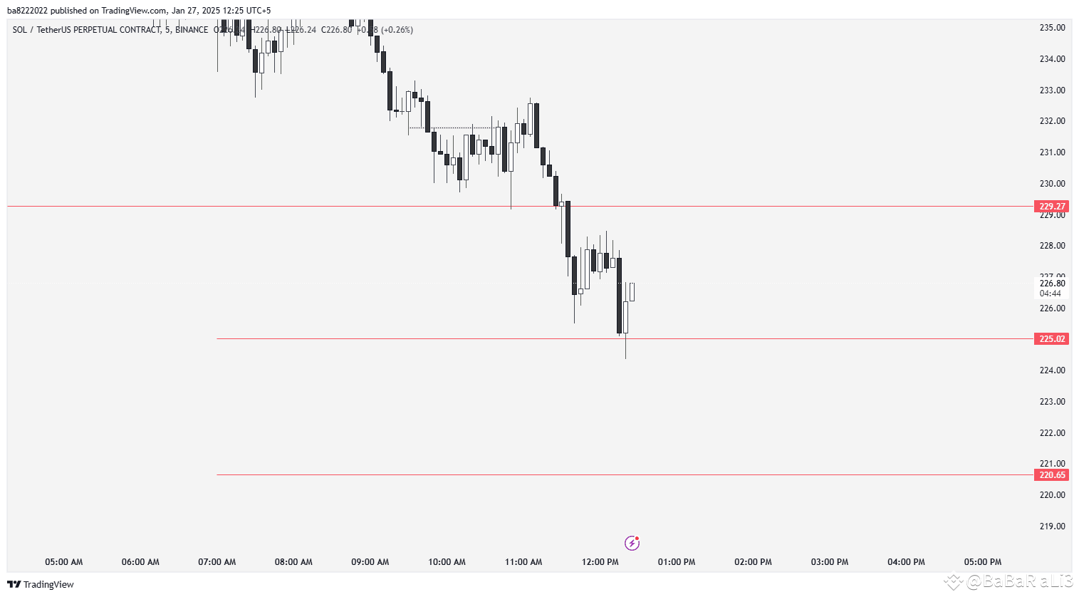 🎉 Congrats to All – $SOL SMASHED 225 Target in No Time! 🚀 | BaBaR aLi3 ...