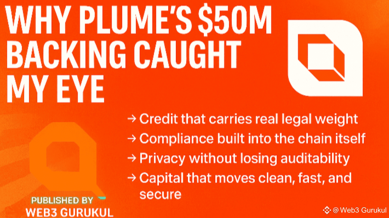 为什么Plume的5000万美元支持可能重新定义机构DeFi | Web3 Gurukul发布于币安广场