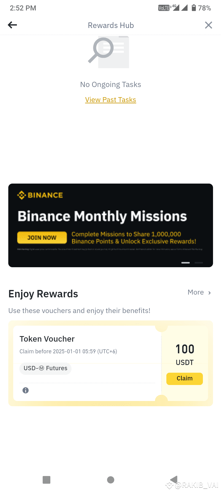 BINANCE REWARD DISTRIBUTION 🤍 | RAKIB_VAI on Binance Square