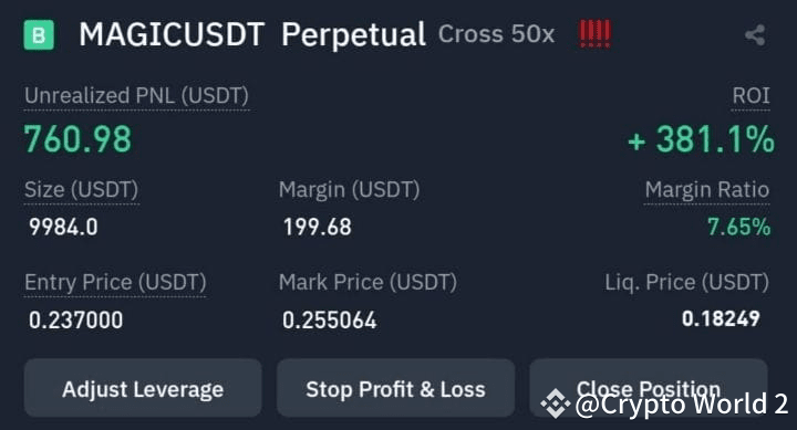 Follow and like for free futures signals wow amazing $MAGIC | Crypto ...