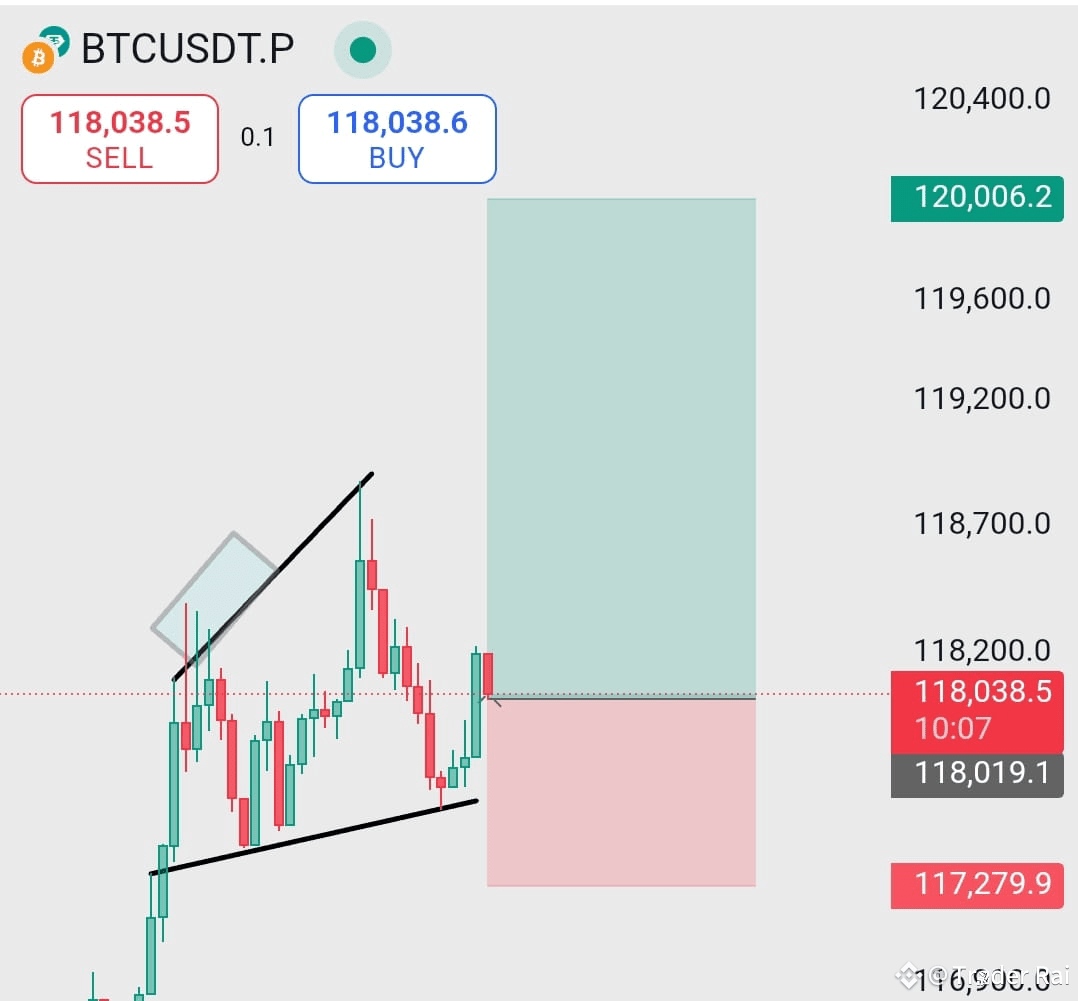 🚨 $BTC /USDT Breakout Trade Setup – Eyes on $120K! 🚨 Cha | Trader Rai on Binance Square