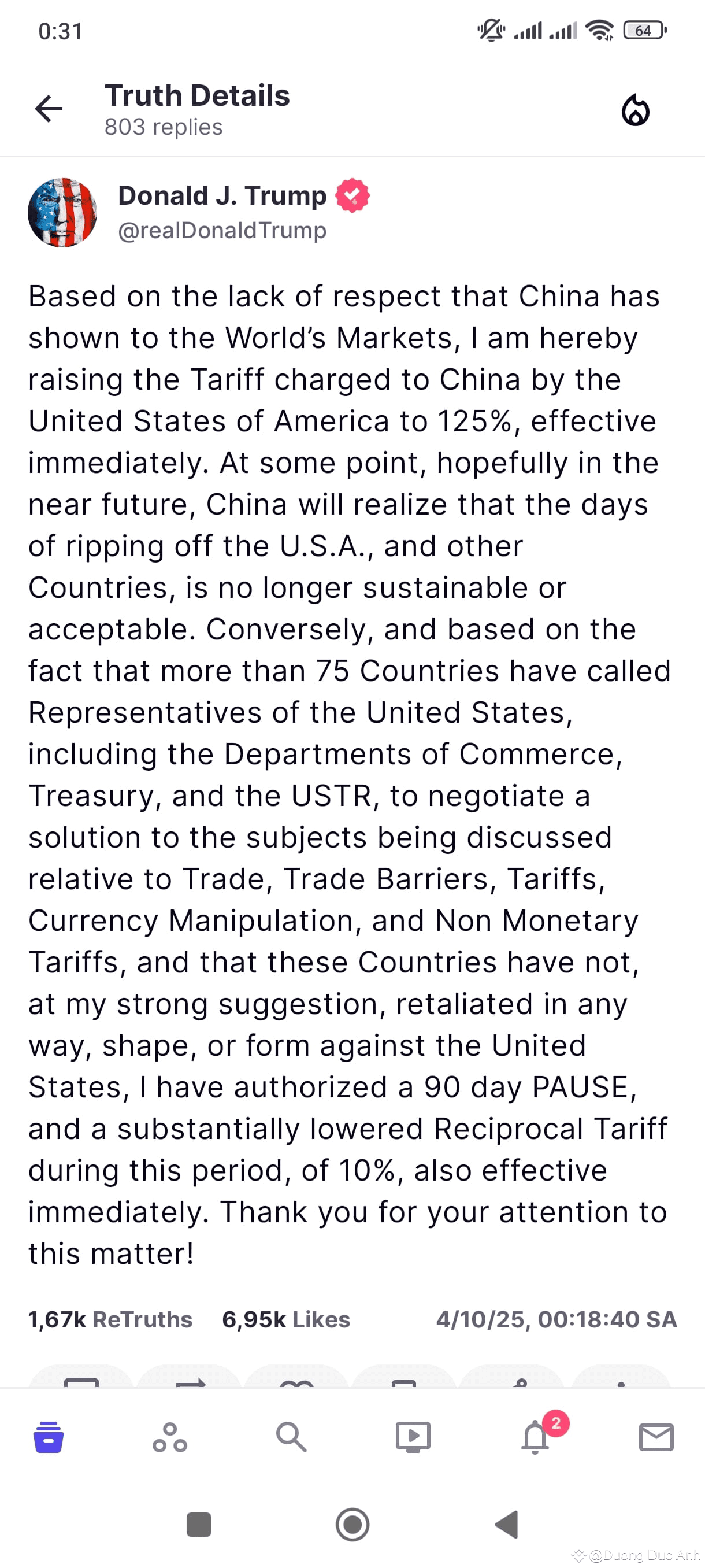 $BTC $ETH $TRUMP Based on the lack of respect that China has | 凡人修仙传 ...