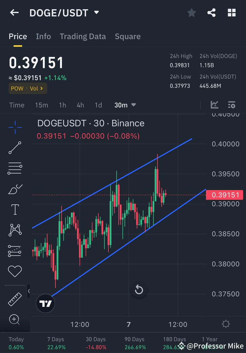 $DOGE /USDT Rally in Motion: Prime Setup for Gains 🔥💯 $D | Professor Mike on Binance Square