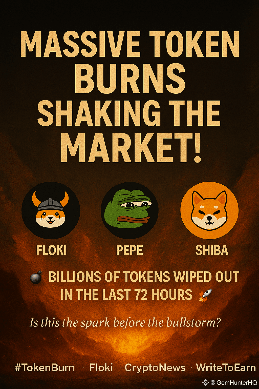 Massive Token Burns Shaking the Market! 🔥 From Floki to Pep ...