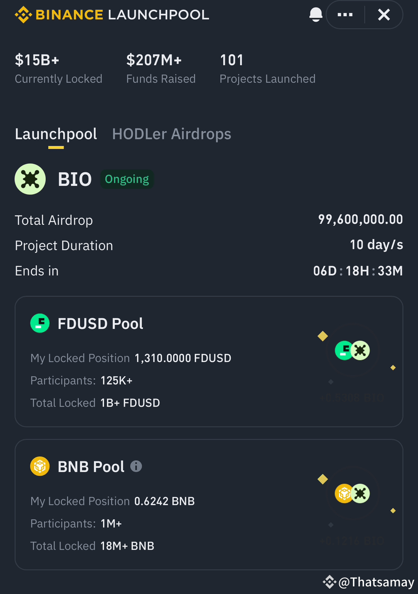 ⏳ Time is Running Out! Join the BIO Protocol Launchpool Now! | ThatsAmay on Binance Square