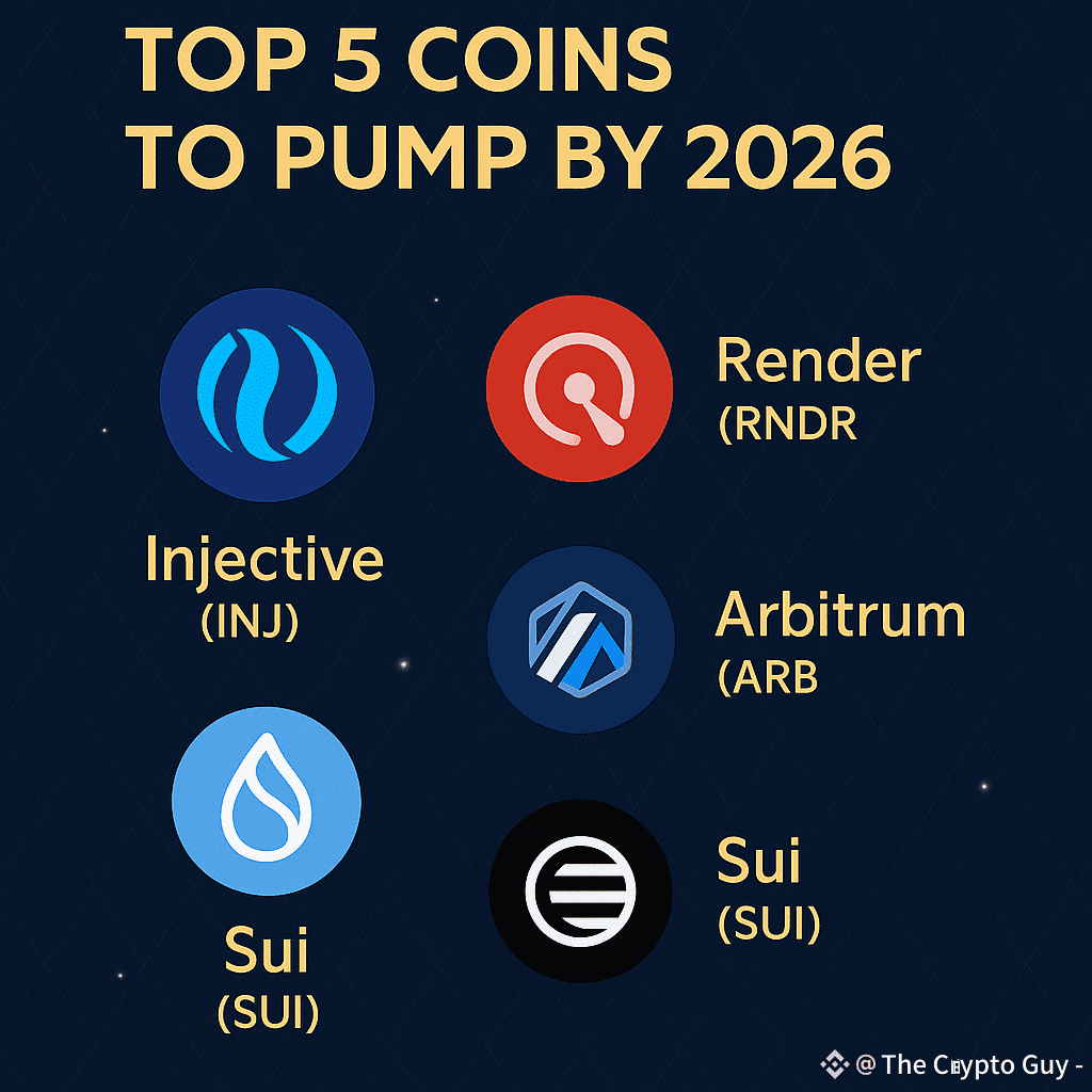 🚀 Top 5 Coins Set to Explode by 2026! Get in Early Before t | The Crypto Guy - на Binance Square