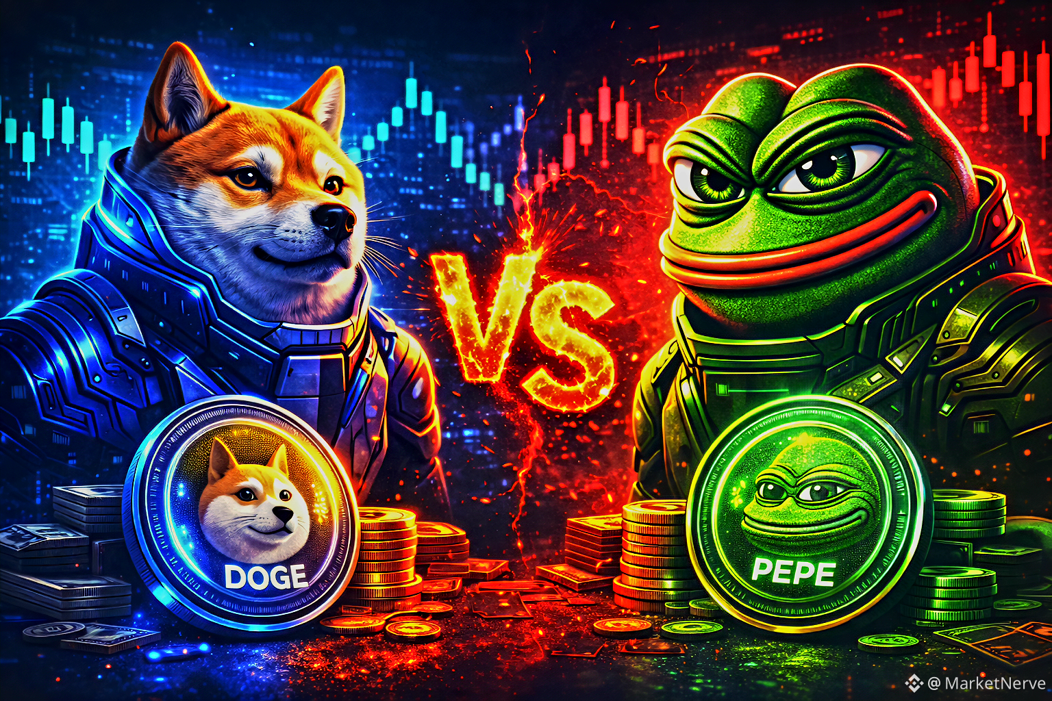 ⏰ Don’t skip this poll $DOGE vs $PEPE — simple meme hype | MarketNerve ...