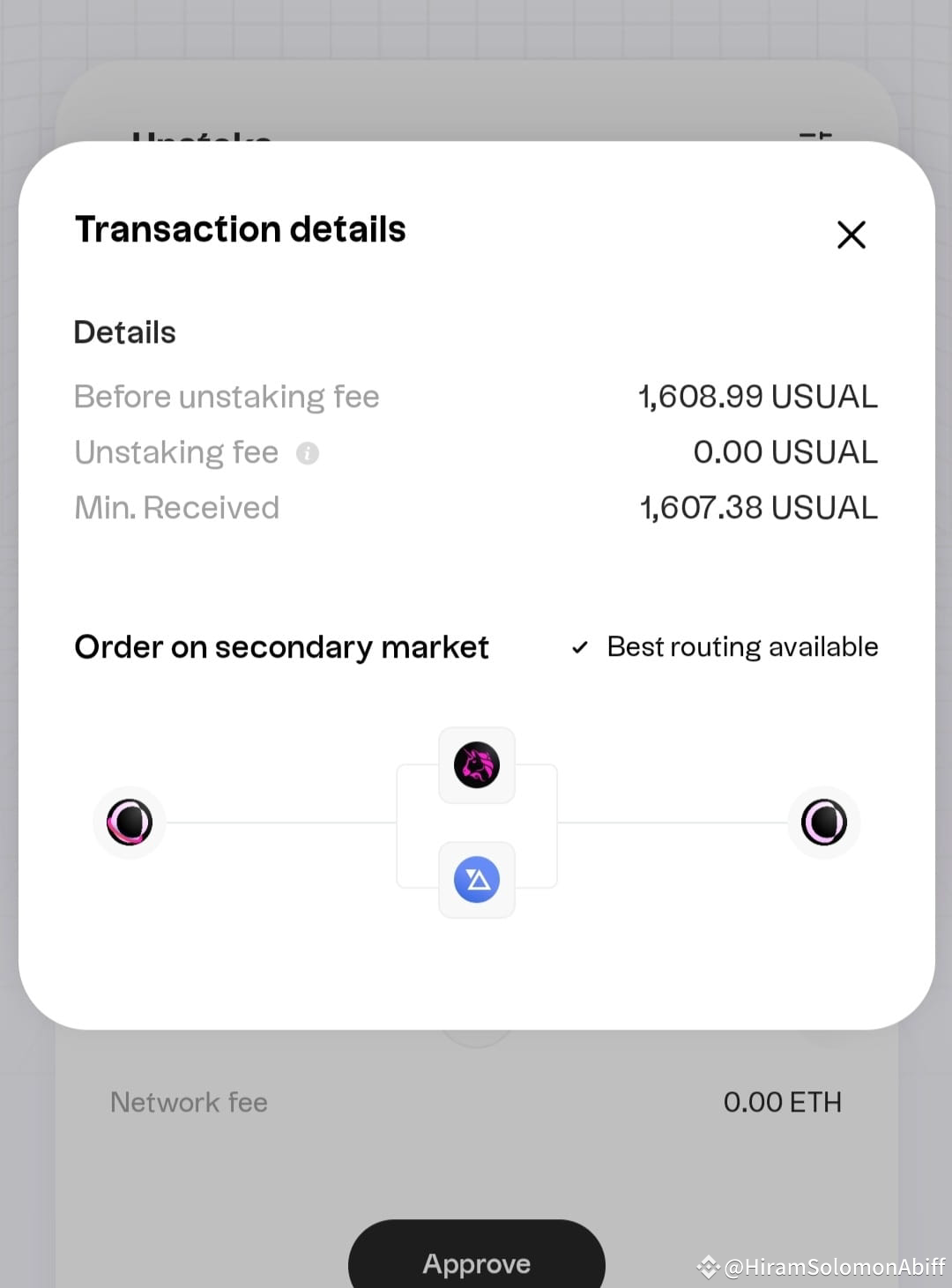 $USUAL day 2 on staking USUAL the unstaking fee has bee remo | HiramSolomonAbiff on Binance Square