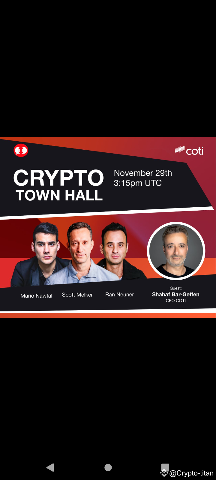 $COTI is tomorrow!! Get all the $COTI you can because when | Crypto-titan on Binance Square