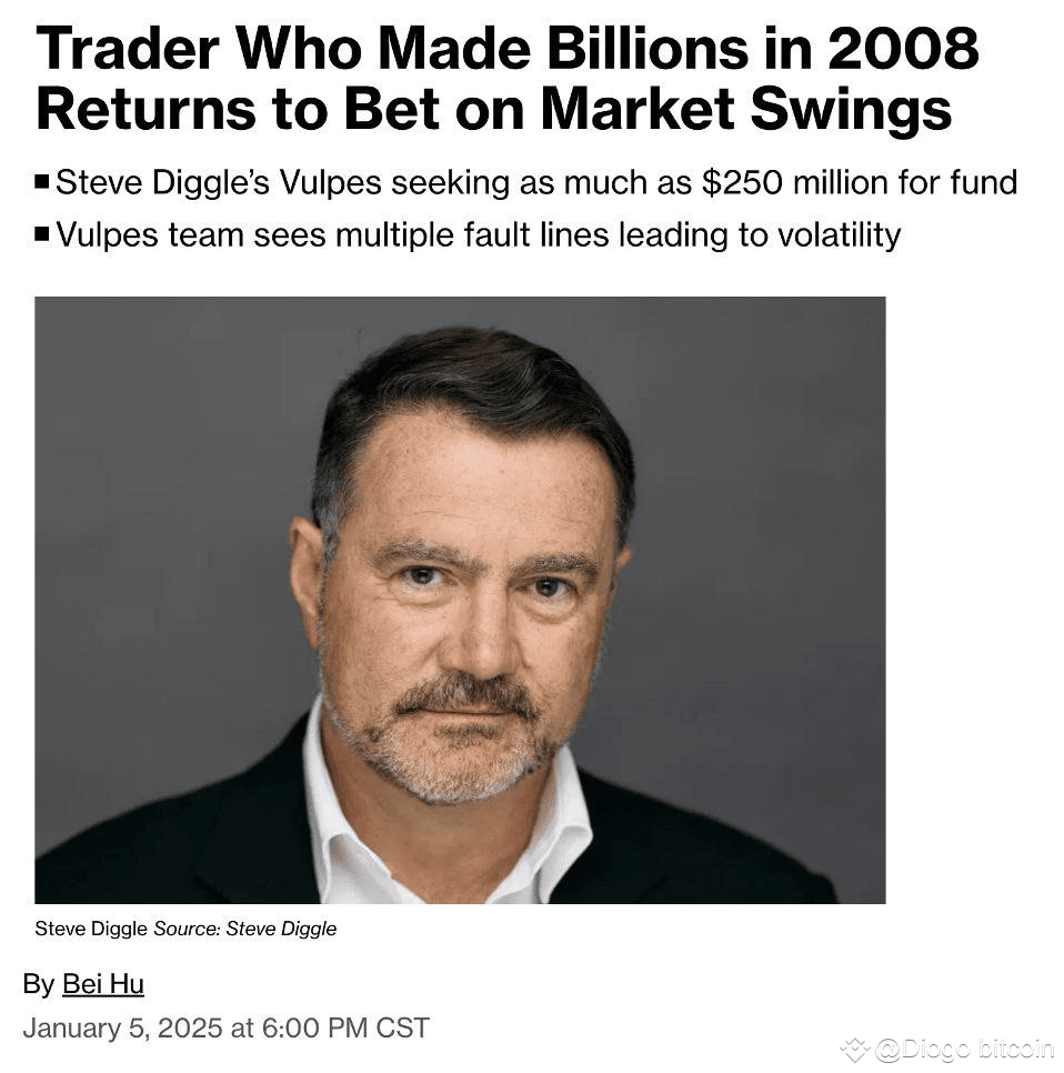 Hedge fund manager Steve Diggle, who made US$$ 3 billion dur | Diogo ...