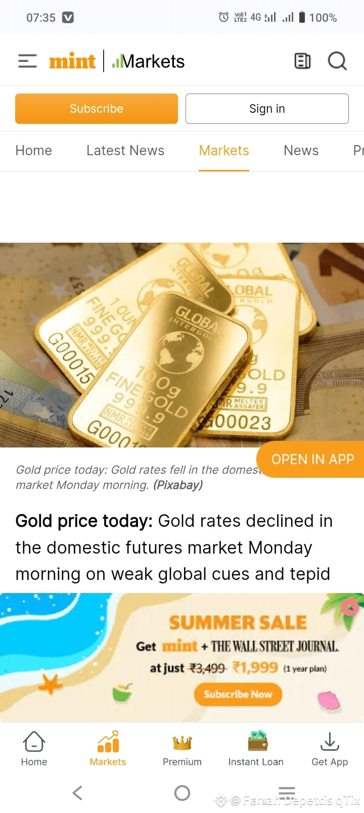 Gold price today: Rates fall on US-China trade deal hopes; e | Farrah ...