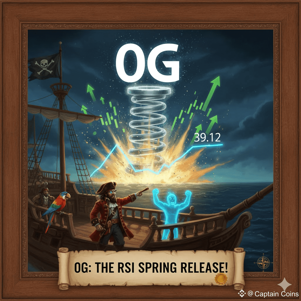 $0G A COMPRESSED SPRING! THE RSI TRIGGERS THE ALERT FOR | Captain Coins ...