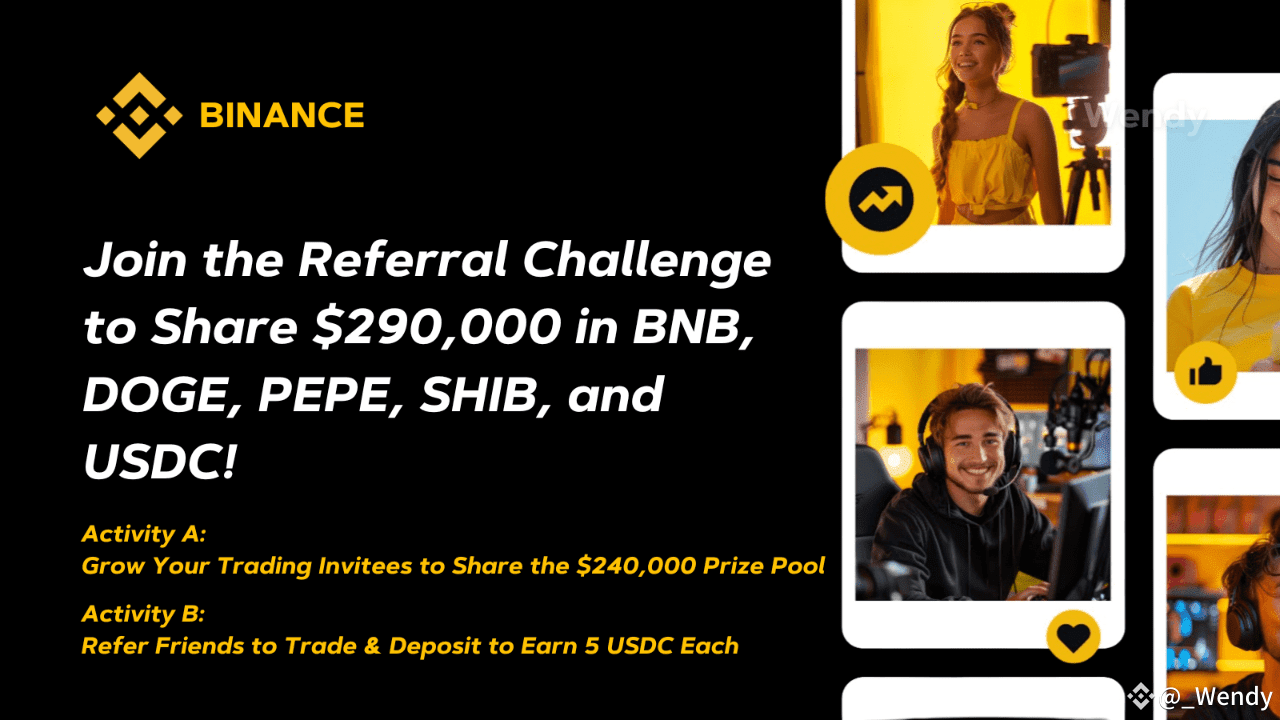 Binance Referral Challenge – Share 290,000 USDT | _Wendy on Binance Square