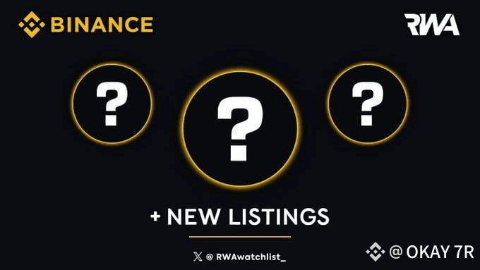 BREAKING 🚨 #Binance is about to list 3 major RWA tokens i | OKAY 7R on ...