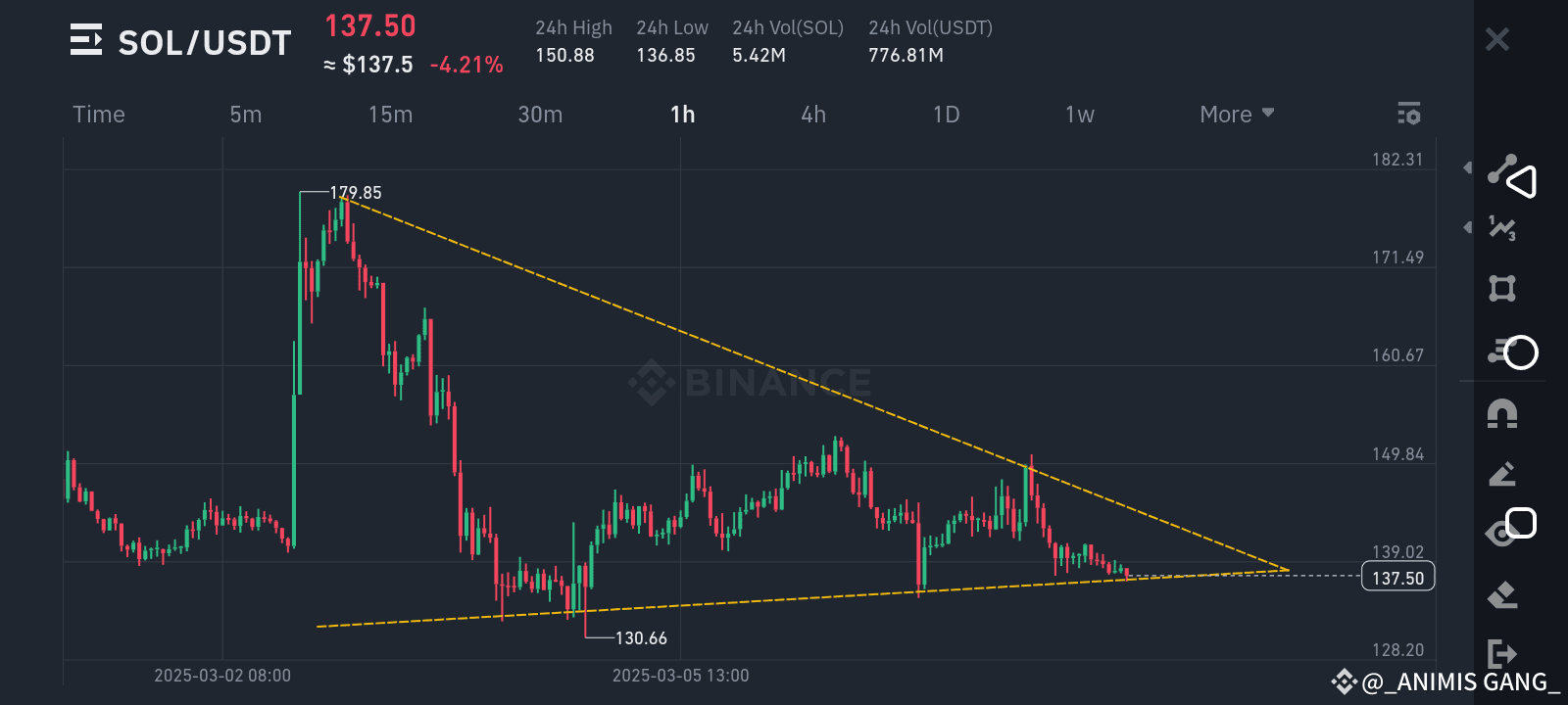 🚀 $SOL Analysis & Trading Opportunities 🔥 !! Current Pric | _ANIMIS GANG_ on Binance Square
