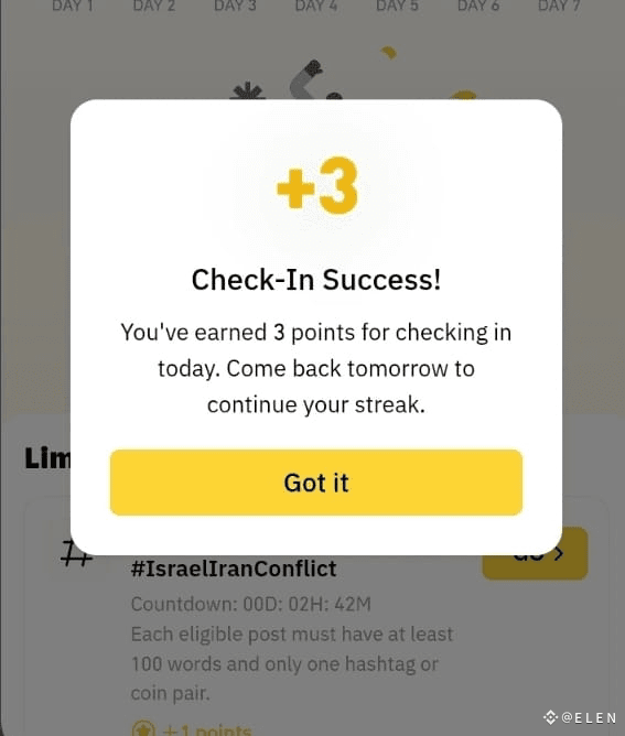 Here’s what I found about Binance’s 7‑day check‑in | Elon Jamess on ...