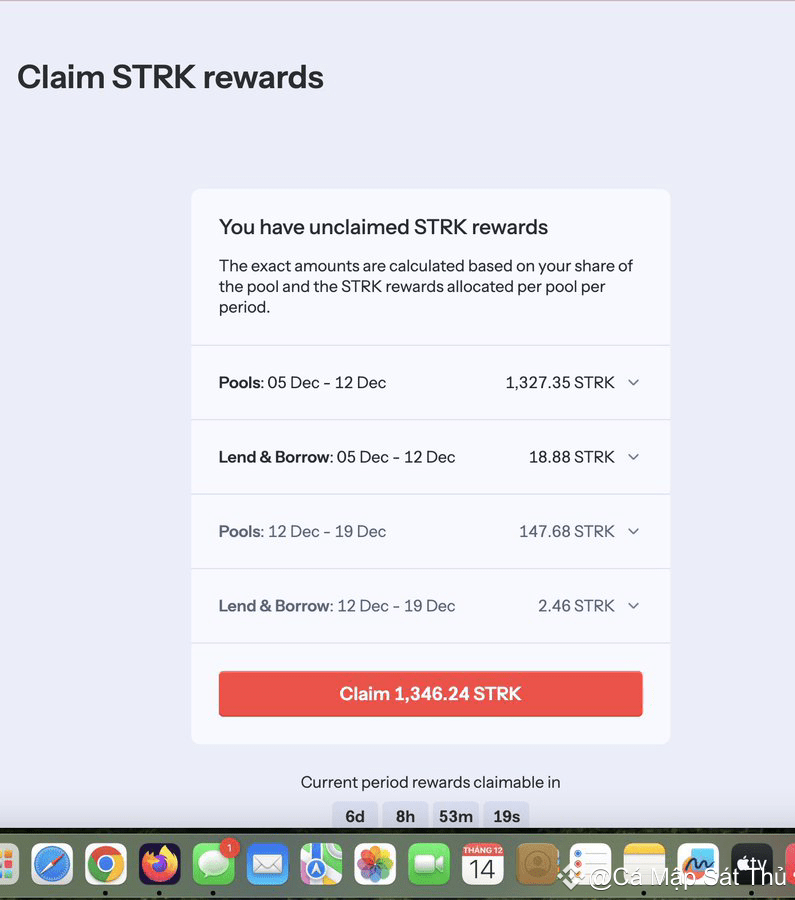Brothers who hold $STRK or $ETH, please DEPT on Starknet to | Cá Mập ...