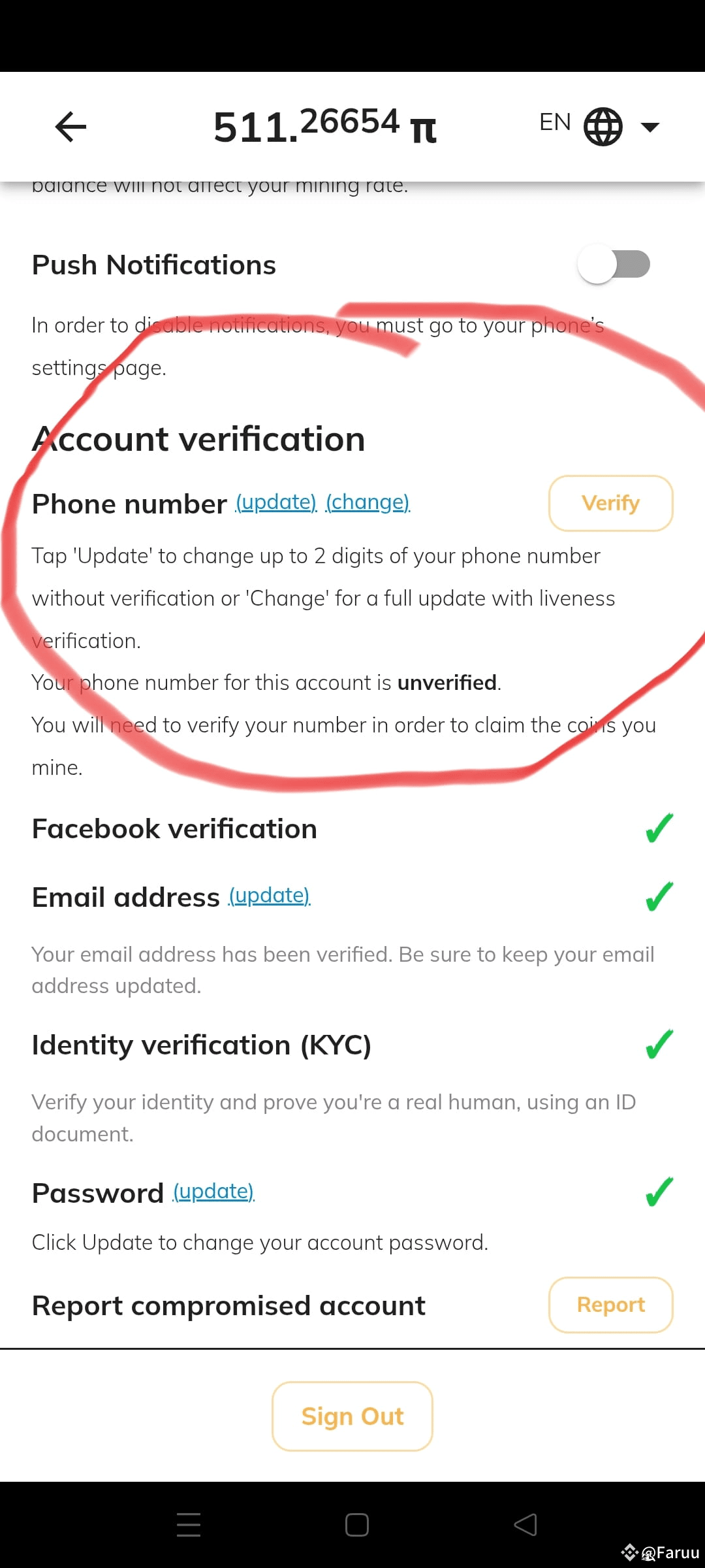 Can someone tell me if verifying the number is necessary? I | Faruu on ...