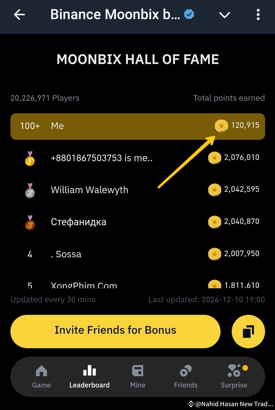 Telegram Mining Project Binance Moonbix Bot Link👇$BTC $B | Nahid Hasan ...