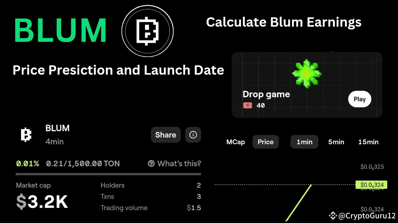 Blum Token: Price Prediction, Launch Insights, and Earning Potential ...