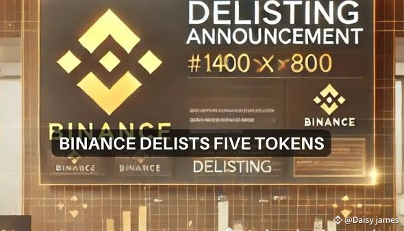 Urgent: Binance Delisting Notice – Act Now! Binance has ann | Daisy ...