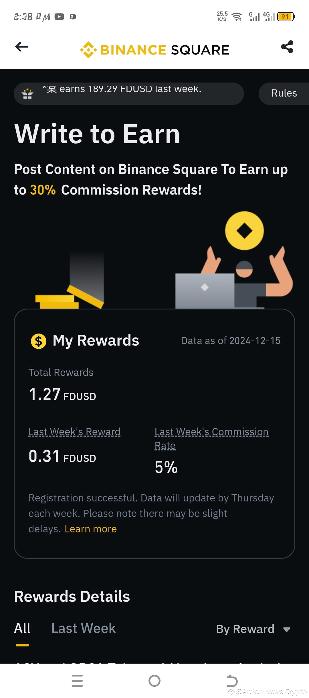 Write to Earn: Binance Square Commission Rewards #BinanceSqu | Article ...