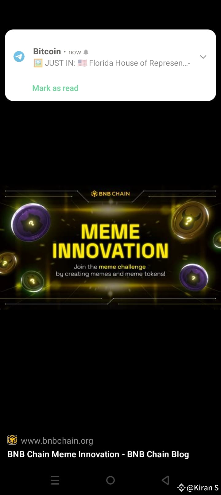 #BNBChainMeme BNB Chain, formerly known as Binance Smart C | Kiran S on ...