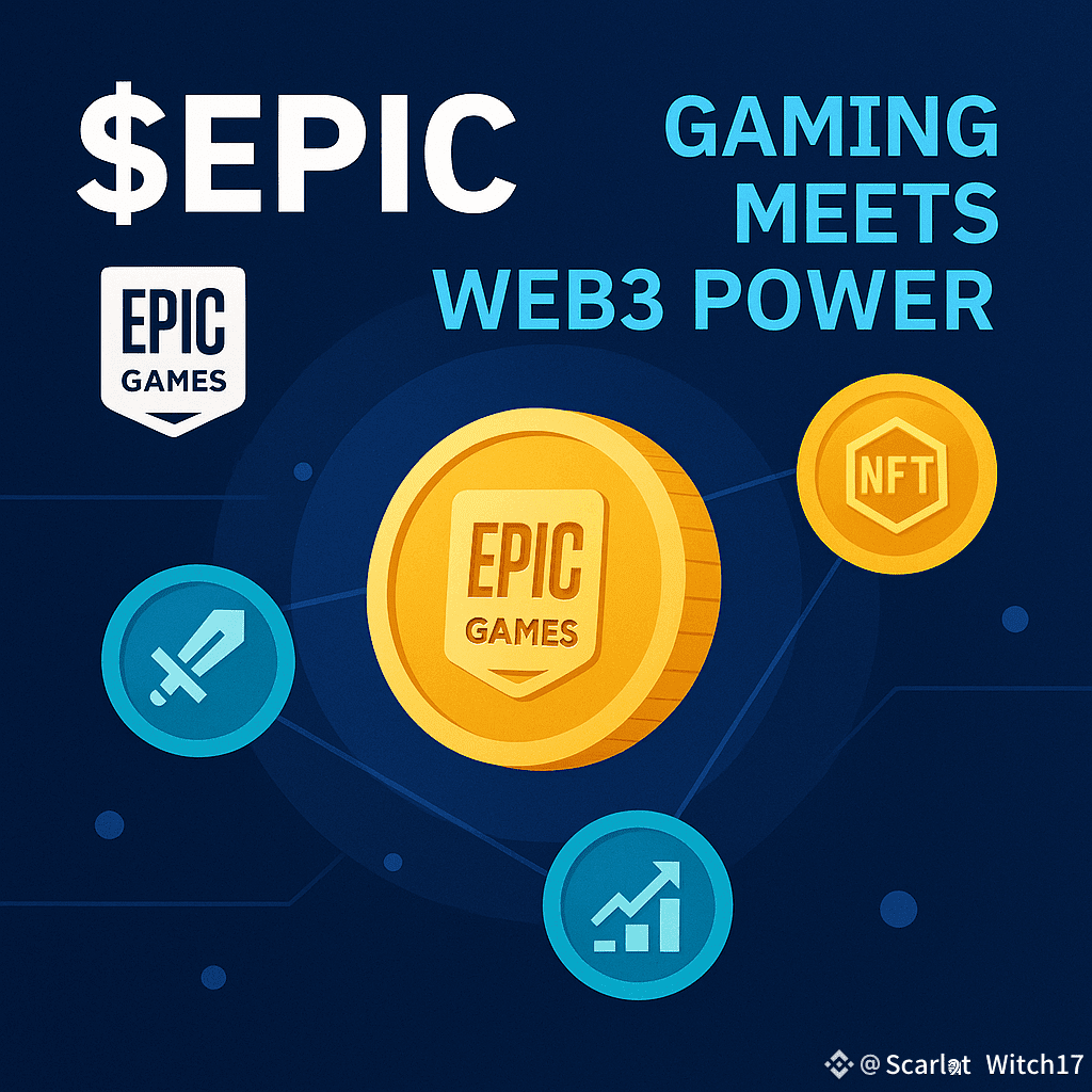 🚀🎮 #Epic – Gaming Meets Web3 Power $EPIC is the native | Scarlet ...