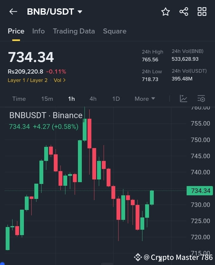 $BNB /USDT – Reversal Signal After Dip! 🔥 Current Price: 7 | Crypto Master 786 on Binance Square