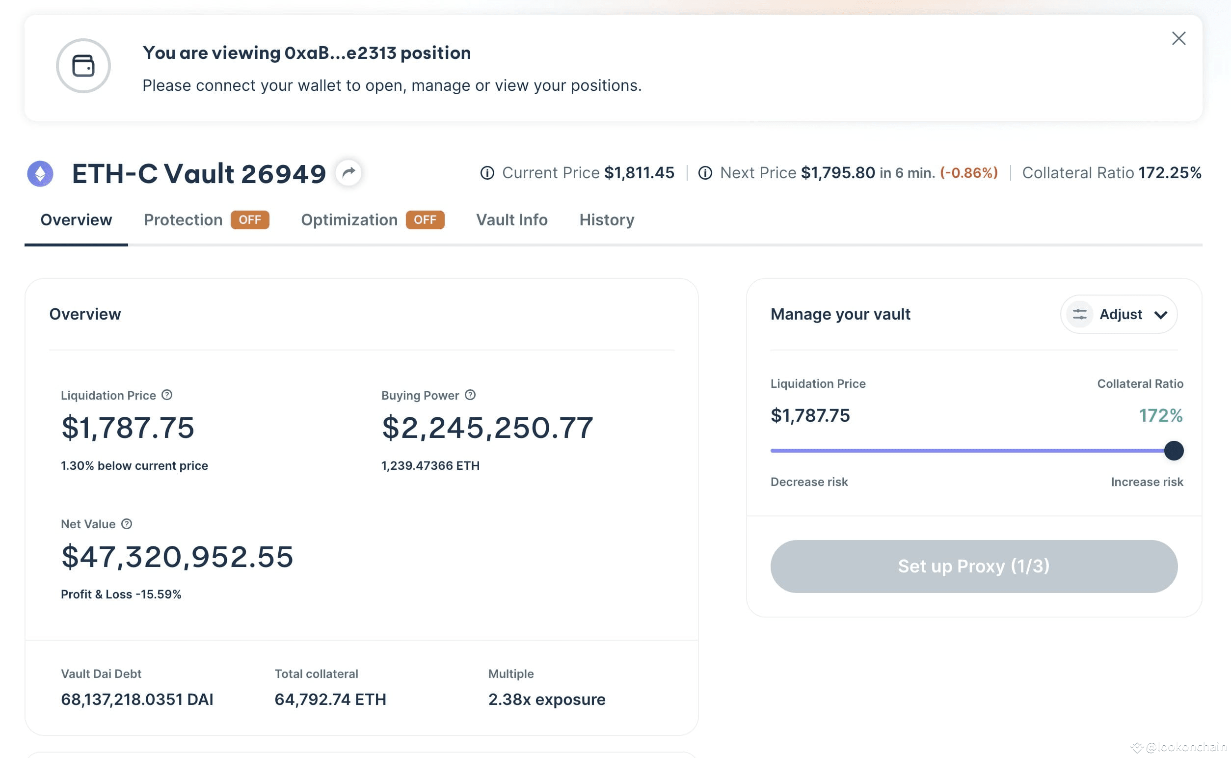 The 125,603 $ETH($229M) held by these two whales on #Maker i ...