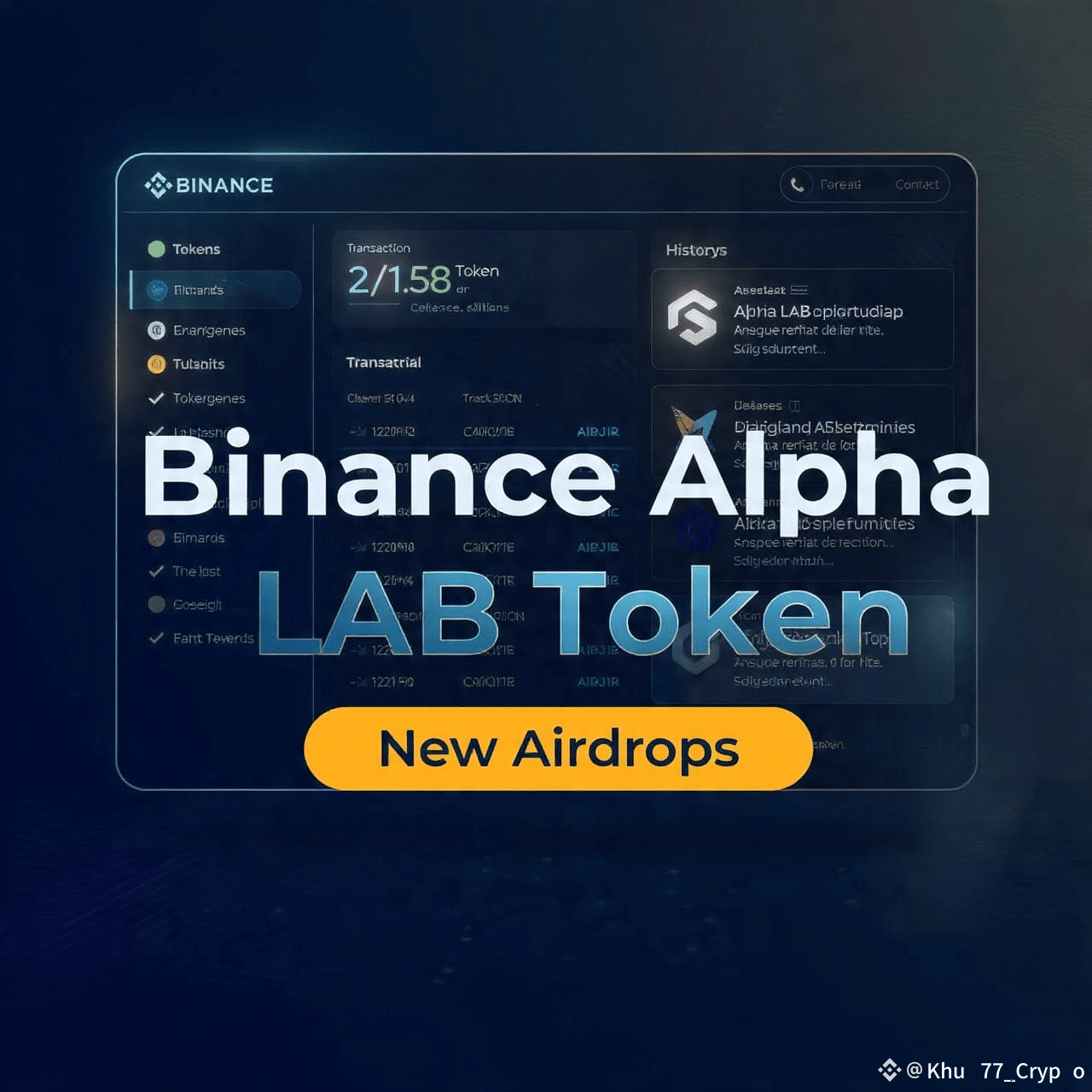 🌟 Aumento de Binance Alpha en octubre: ¡Token LAB + Nuevos | Khum77 ...
