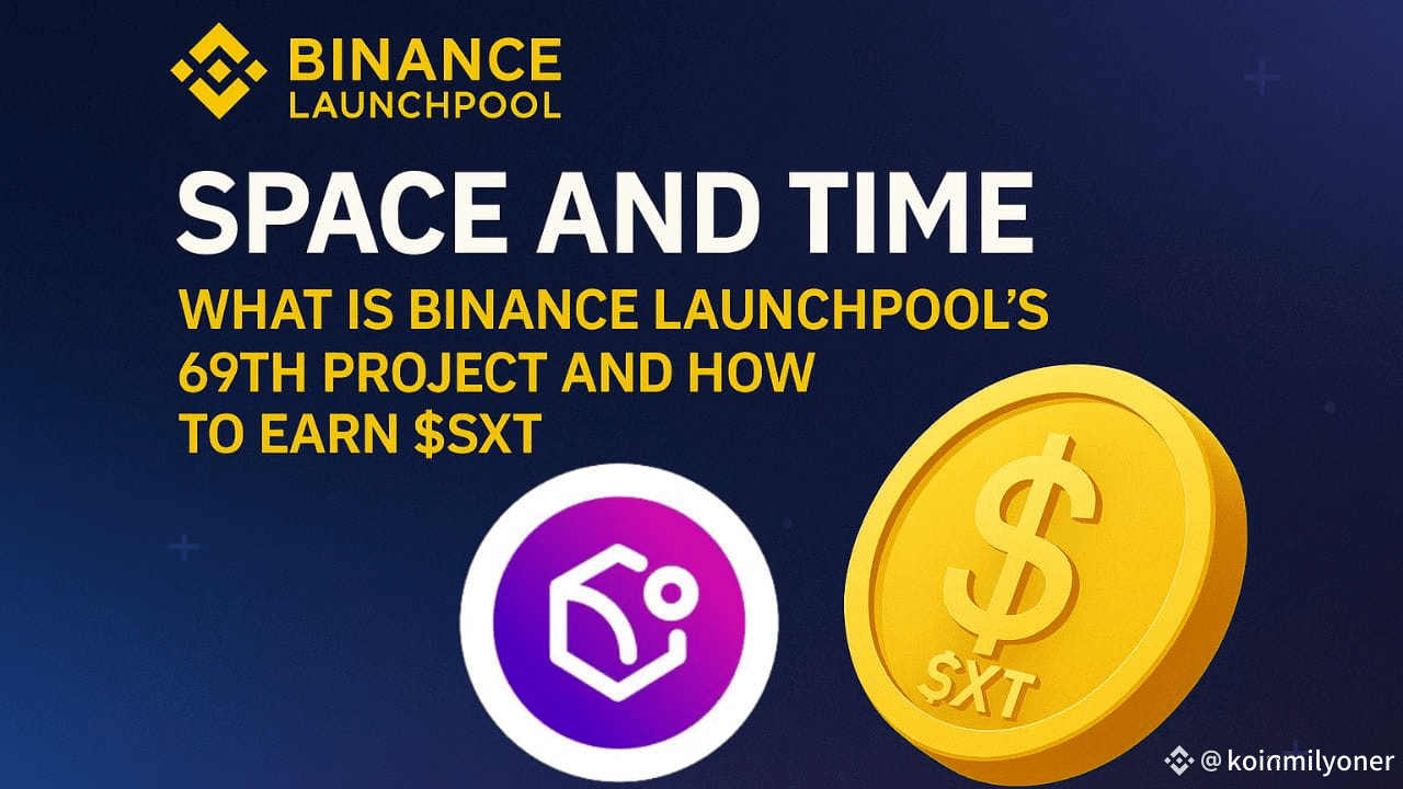 Space and Time: How Can One Get SXT and What Is The 69th Project of Binance Launchpool ...